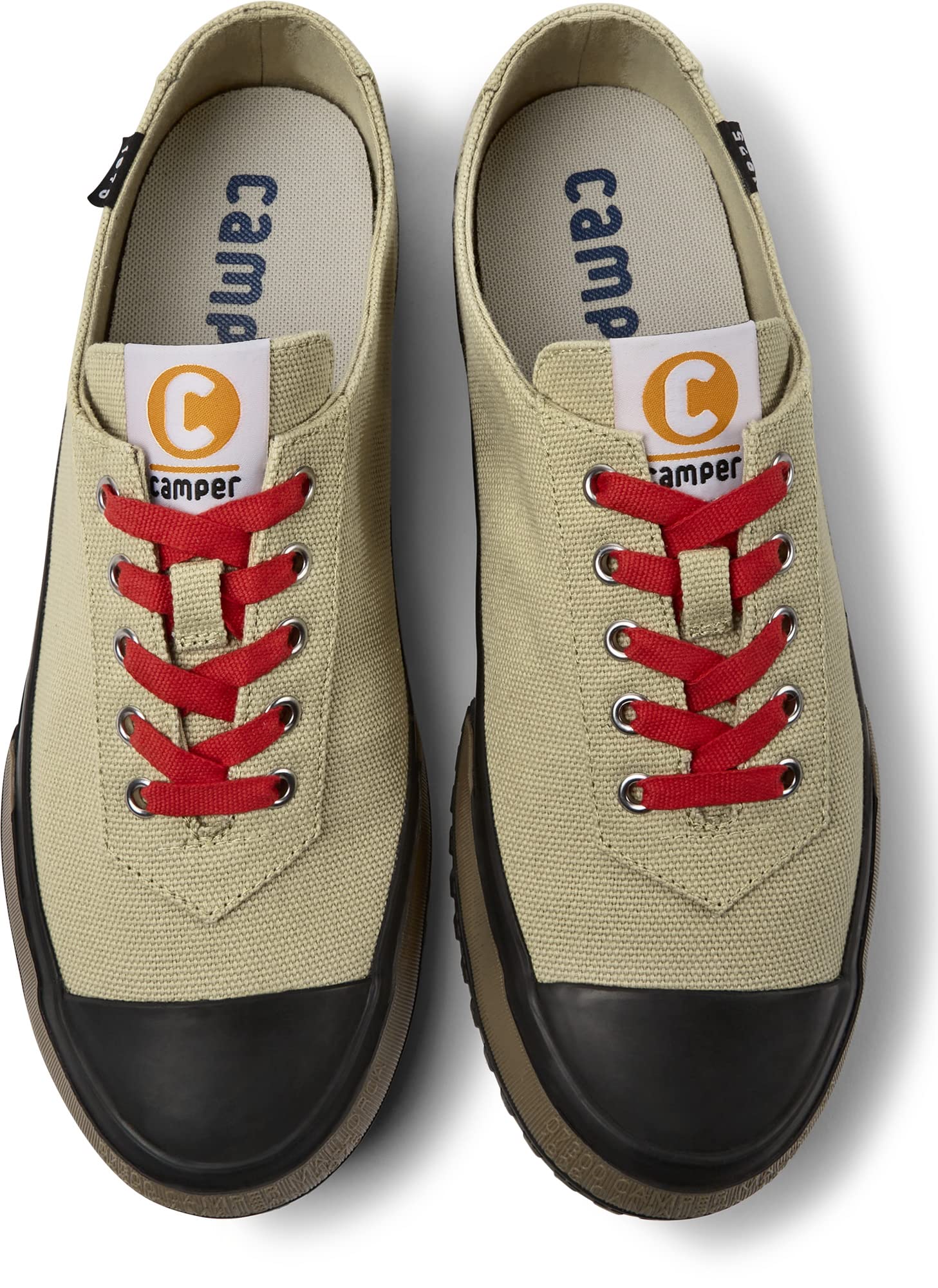 Camper Men's Sneaker, Medium Beige, 9.5