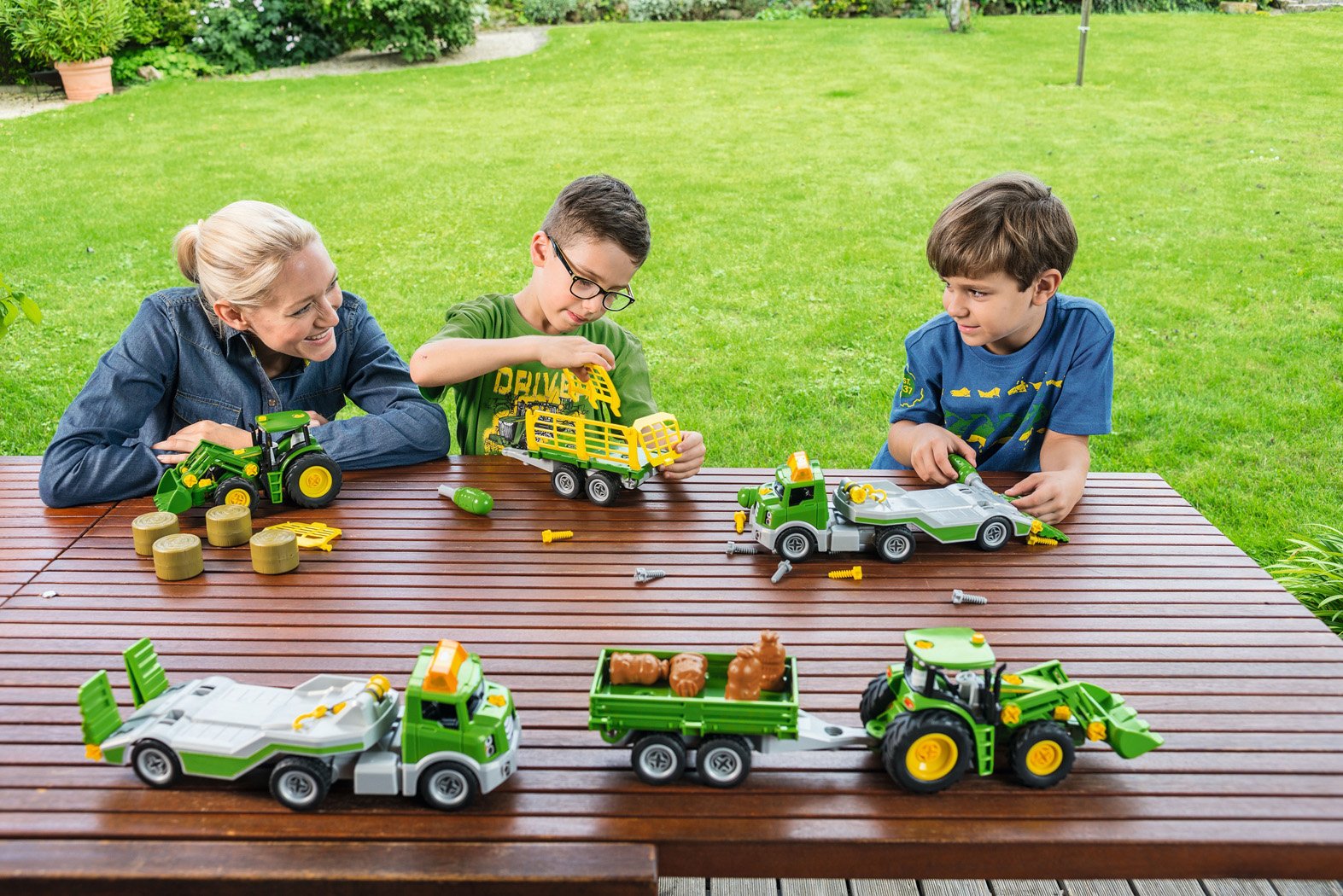 Kettler 3919-TK John Deere Mega Set, Green and Yellow