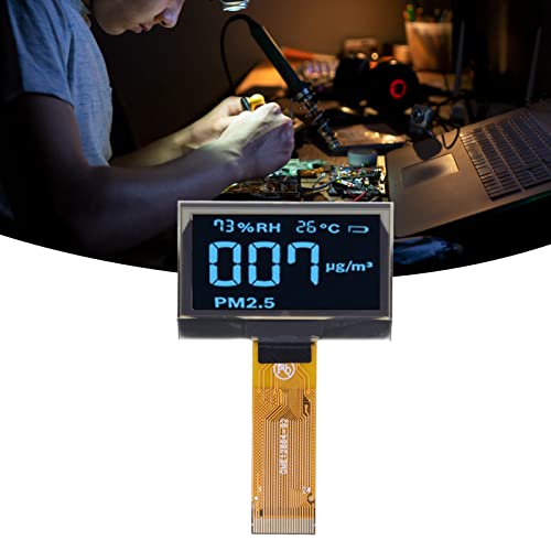 Digital LCD Board Accessory, LCD Display Module Low Power Consumption Easy Installation for DIY(MRC128-3 Blue)