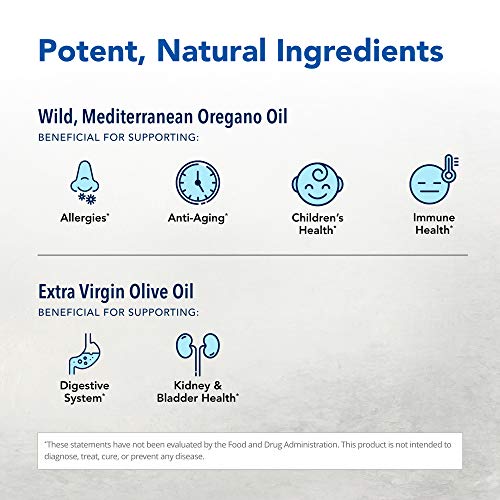 NORTH AMERICAN HERB & SPICE Super Strength Oreganol P73 - 120 Softgels - Immune System Support - Vegan Friendly Wild Oregano - 285% More Potent Than Regular Strength - Non-GMO - 120 Servings