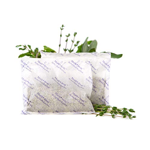 Richards Homewares Moth Away Herbal Non Toxic Natural Repellent, 18-Jumbo Sachets