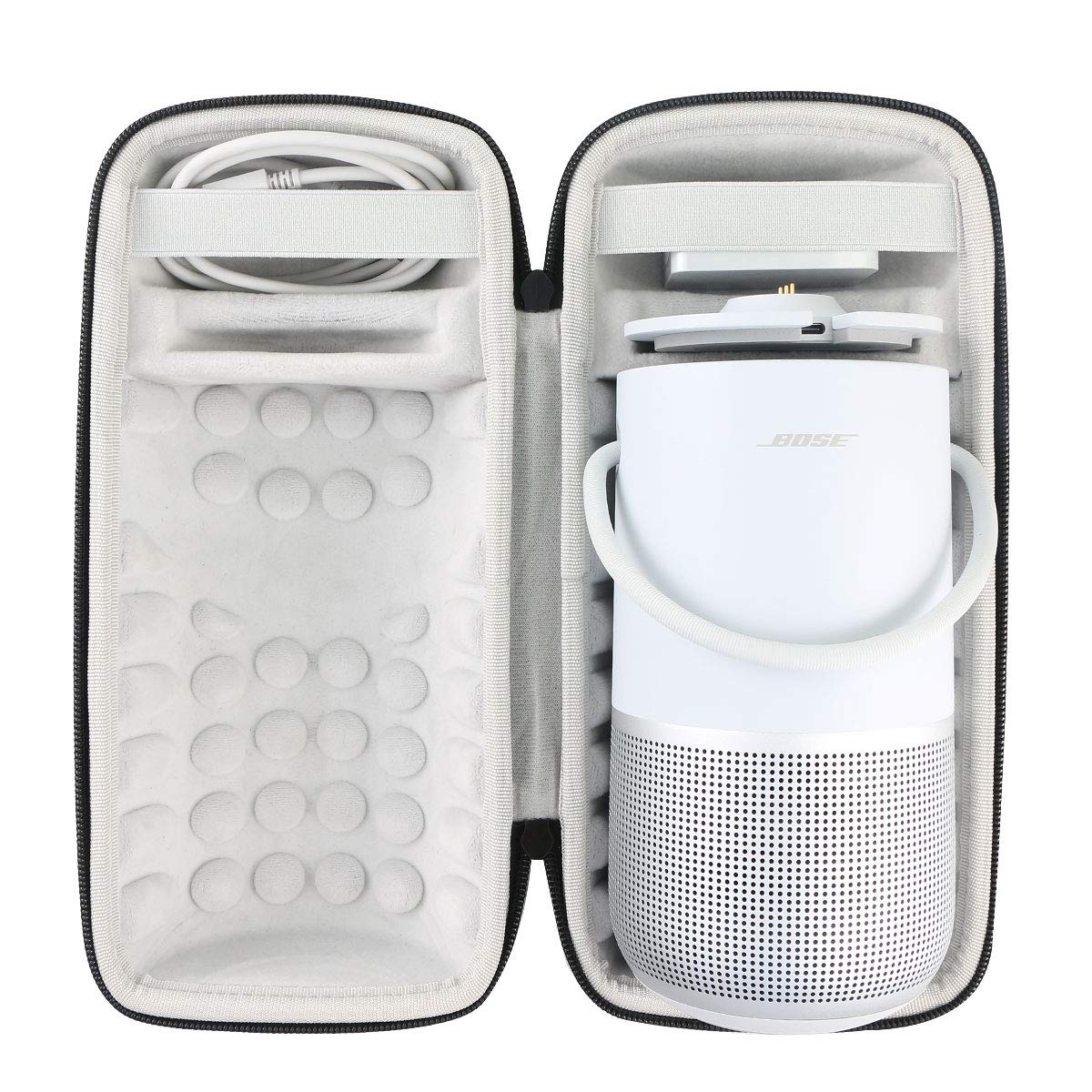 Khanka Hard Case for Replacement for Bose Portable Home/Smart Bluetooth Speaker (Fits Charging Cradle)