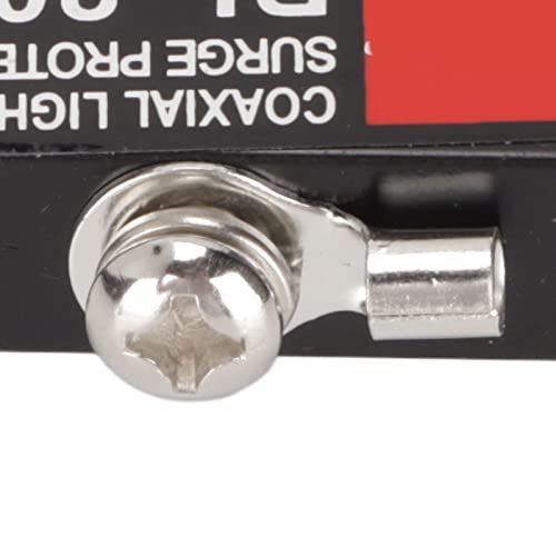 Coaxial Arrestor, PL259 Female to Male 400W Low Loss VSWR Lightning Surge Protector Coaxial Arrester for Building Antenna for Transceivers, Receivers, etc