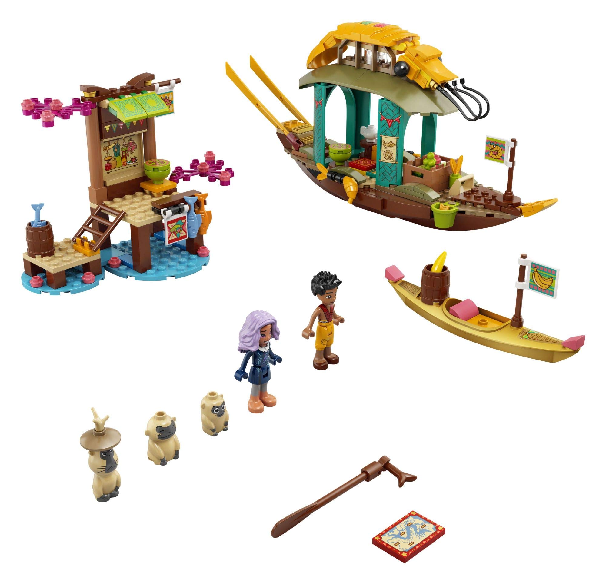 LEGO Disney Boun’s Boat 43185 Building Kit; an Imaginative Toy Building Kit; Best for Kids Who Like Exploring The World and Adventuring with Strong Disney Characters, New 2021 (247 Pieces)