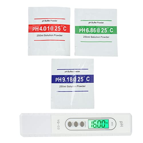 Digital Water Quality PH Meter, LED Display 3 Modes PH Tester Value Lock for Aquaculture for Fish Tank
