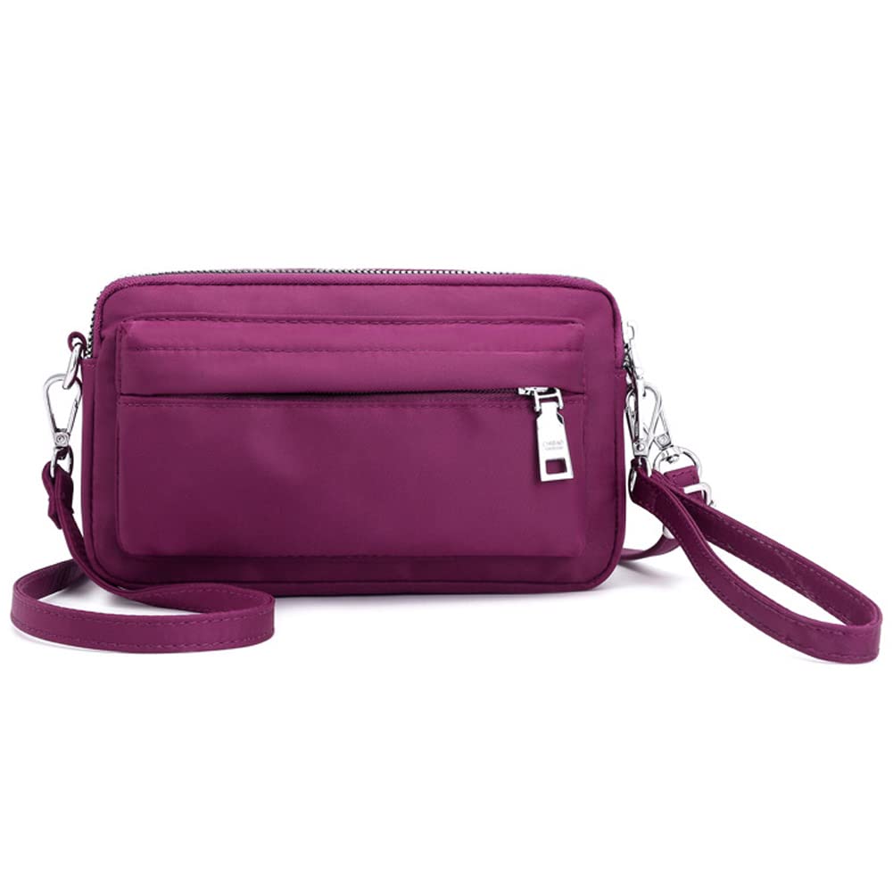 Mudono Wrist Bag for Women Waterproof Crossbody Purse Lightweight Shoulder Bag Small Pocketbooks Phone Handbag