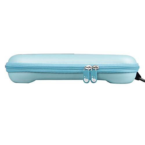 Hermitshell Hard EVA Travel Case for Nintendo Switch Lite Gaming with 12 Game Cartridges (Turquoise)