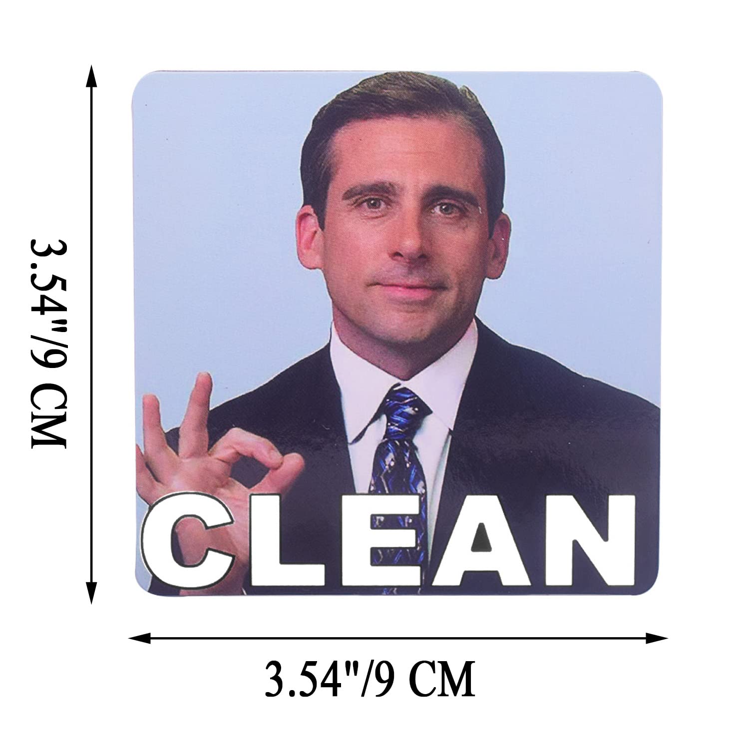 Clean and Dirty Magnet,Dishwasher Magnet Clean Dirty Sign Indicator,Reversible Dish Washer Sign, Double Sided Strong Kitchen Flip Indicator,Apartment Must Haves Kitchen Necessities
