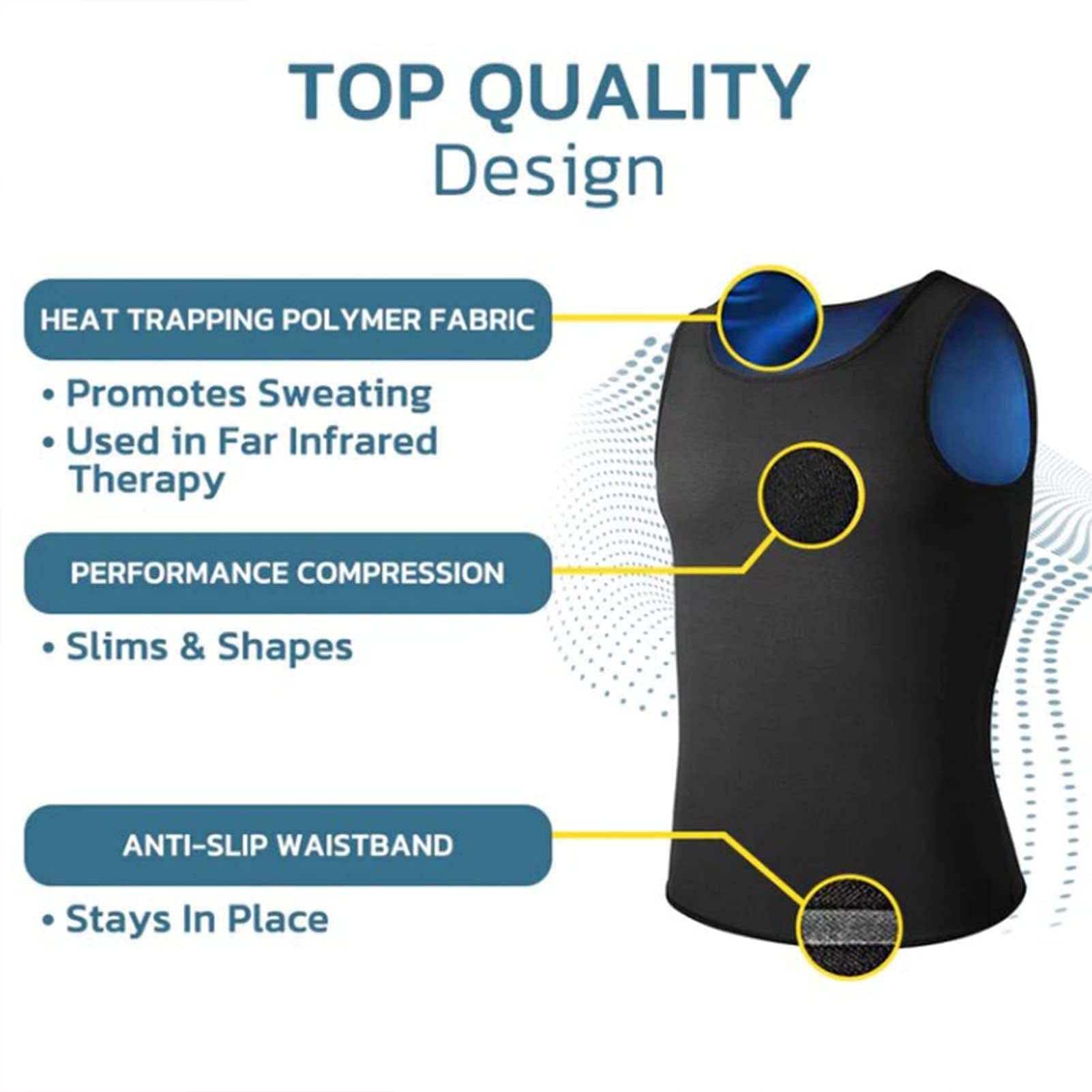 CGTFY Gynecomastia Compress Tank Top-Compression Tank Top Men Chest Compression Shirt Black