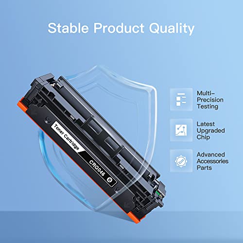 GPC ImageFlex Compatible 046 Toner Cartridge MF733Cdw Replacement for Canon 046 Toner Cartridge 046H CRG-046 Compatible with Color ImageCLASS MF733Cdw MF731Cdw MF735Cdw LBP654Cdw Printer(4 Pack