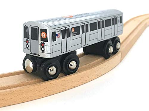 Munipals MP01-110B Wooden Subway B Train NYC MTA Sixth Avenue Express Bronx to Brighton Beach R68 Car