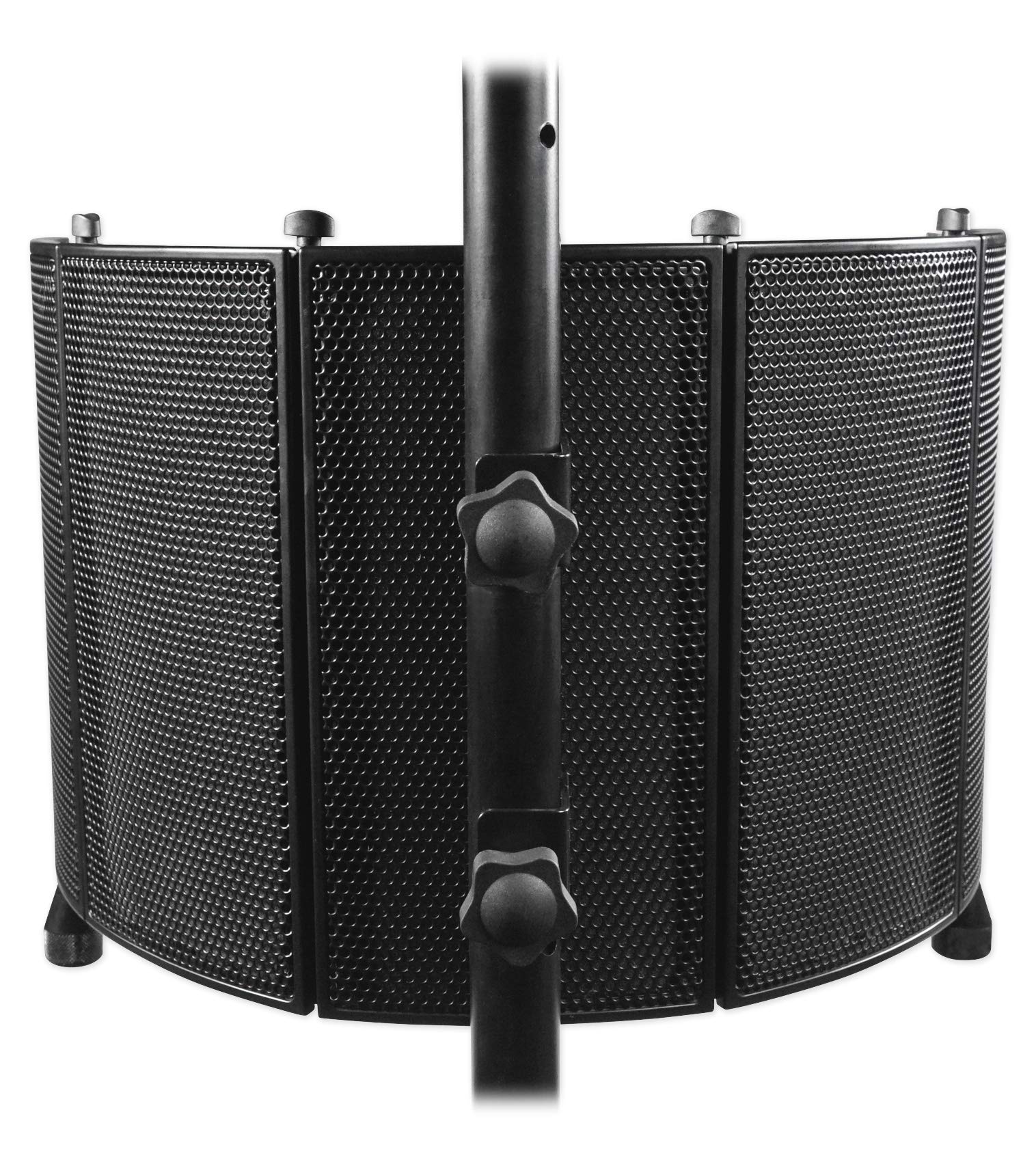 Rockville ROCKSHIELD 3 Large Studio Mic Isolation Shield w/Sound Dampening Foam