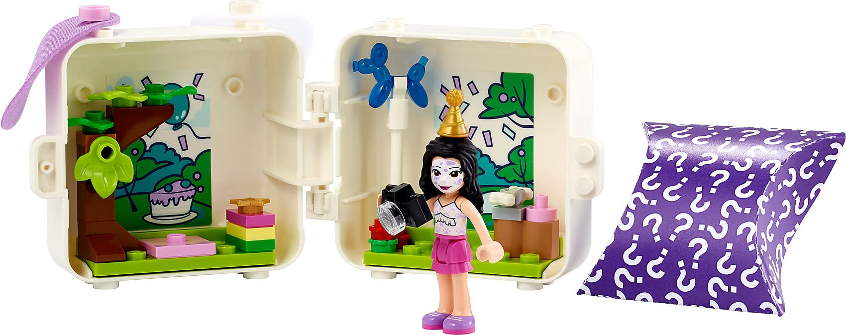 LEGO Friends Emma’s Dalmatian Cube 41663 Building Kit; Puppy Toy Creative Gift for Kids Comes with an Emma Mini-Doll Toy, New 2021 (41 Pieces)