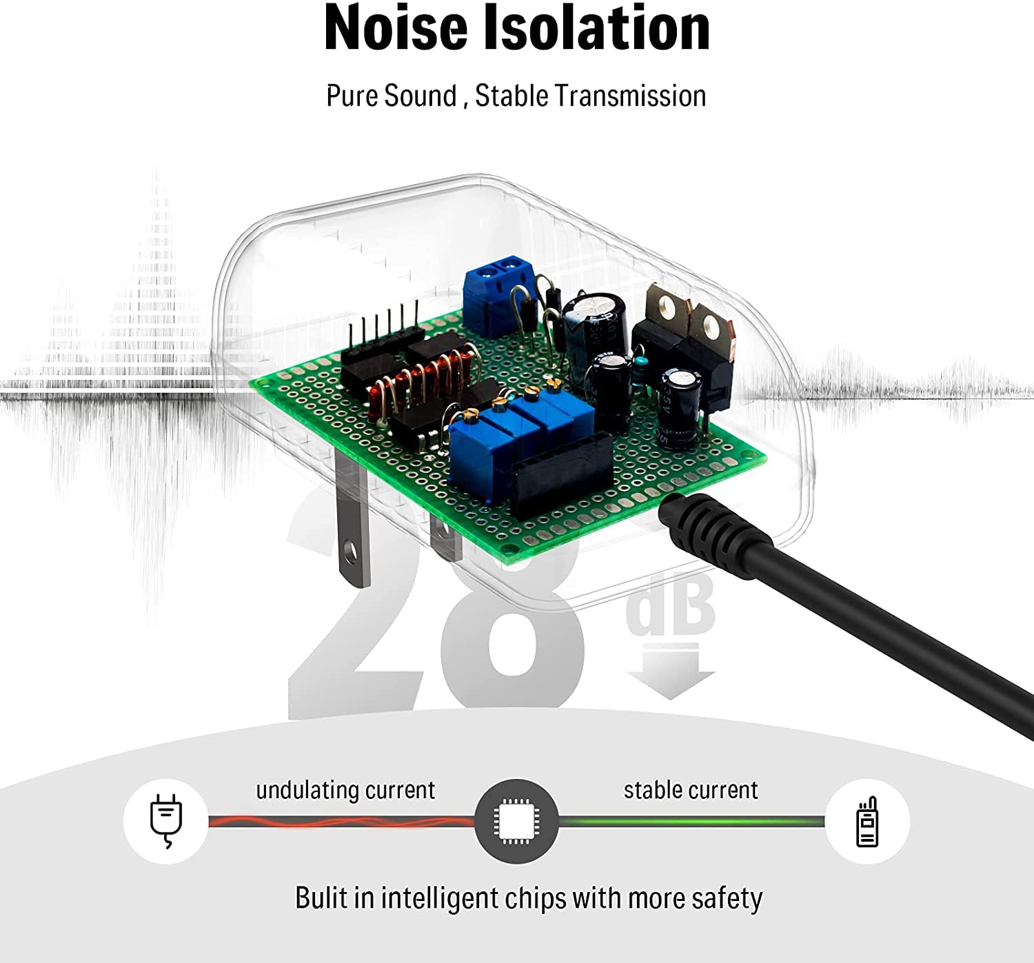 Donner ABY Box Line Selector AB Switch Mini Guitar Effect Pedal & Donner DPA-1 Guitar Pedal Power Supply Adapter