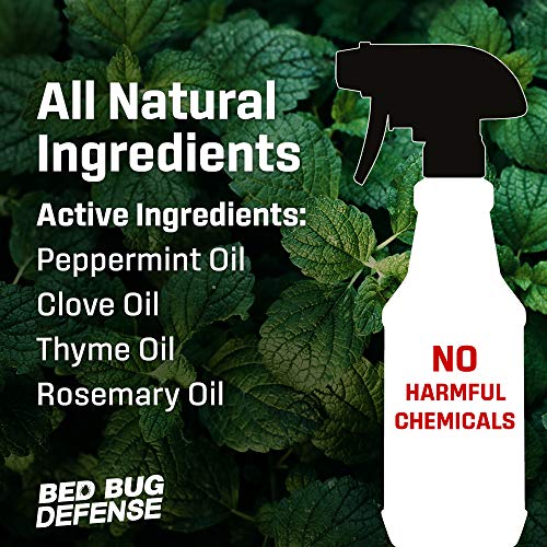 Exterminators Choice Bed Bug Defense Spray - Gallon Size - Effective Bed Bug Repellent for Bedding - Carpet - Furniture - Backpacks - Powerful Bed Bug Killer - Natural Bedbugs Killers Treatment