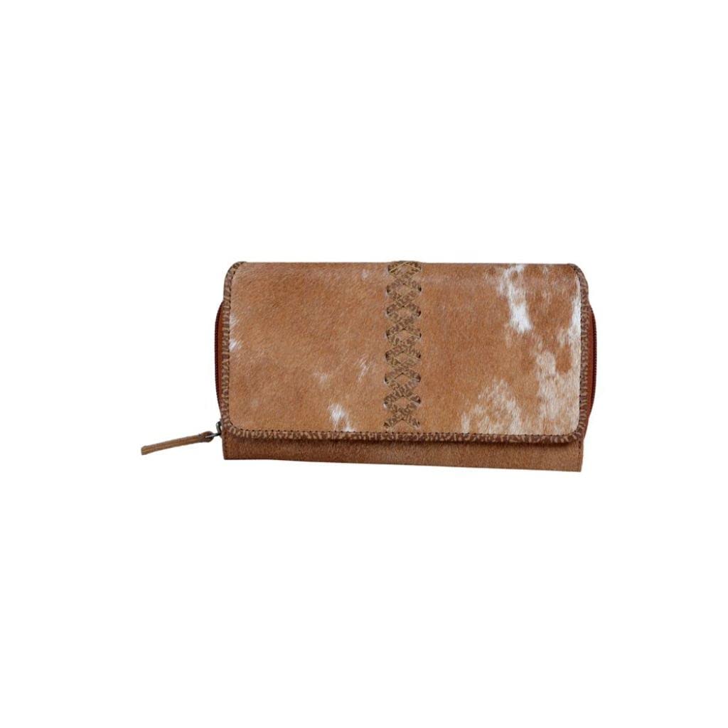 Myra Bag Cardinal Wallet Cotton + Fur Leather Bag S-3500