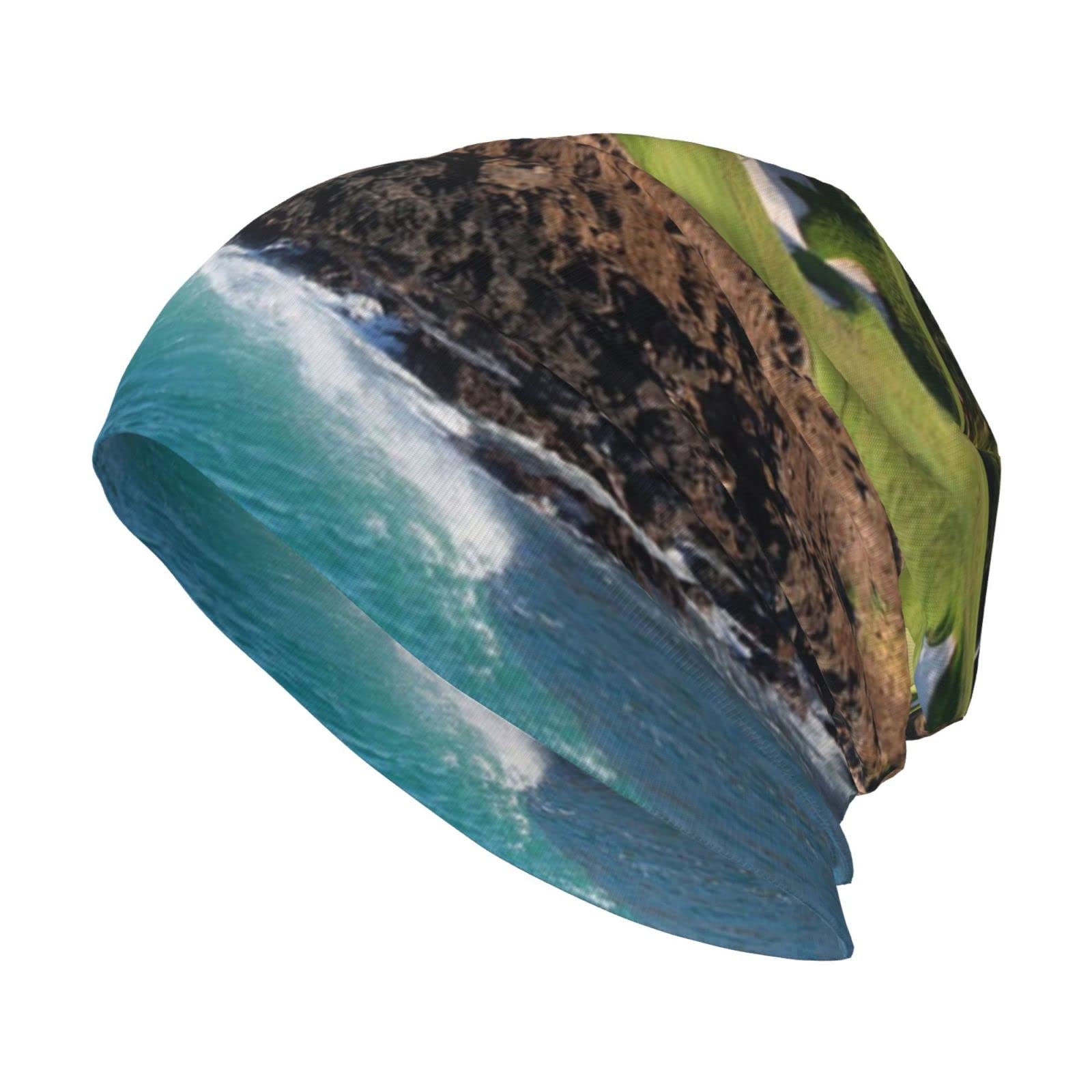 Casual Hawaii Beach Golf Course Beanie Hat Outdoor Sun Hat Unisex Warm Hat Knitted Beanie Hat for Men and Women