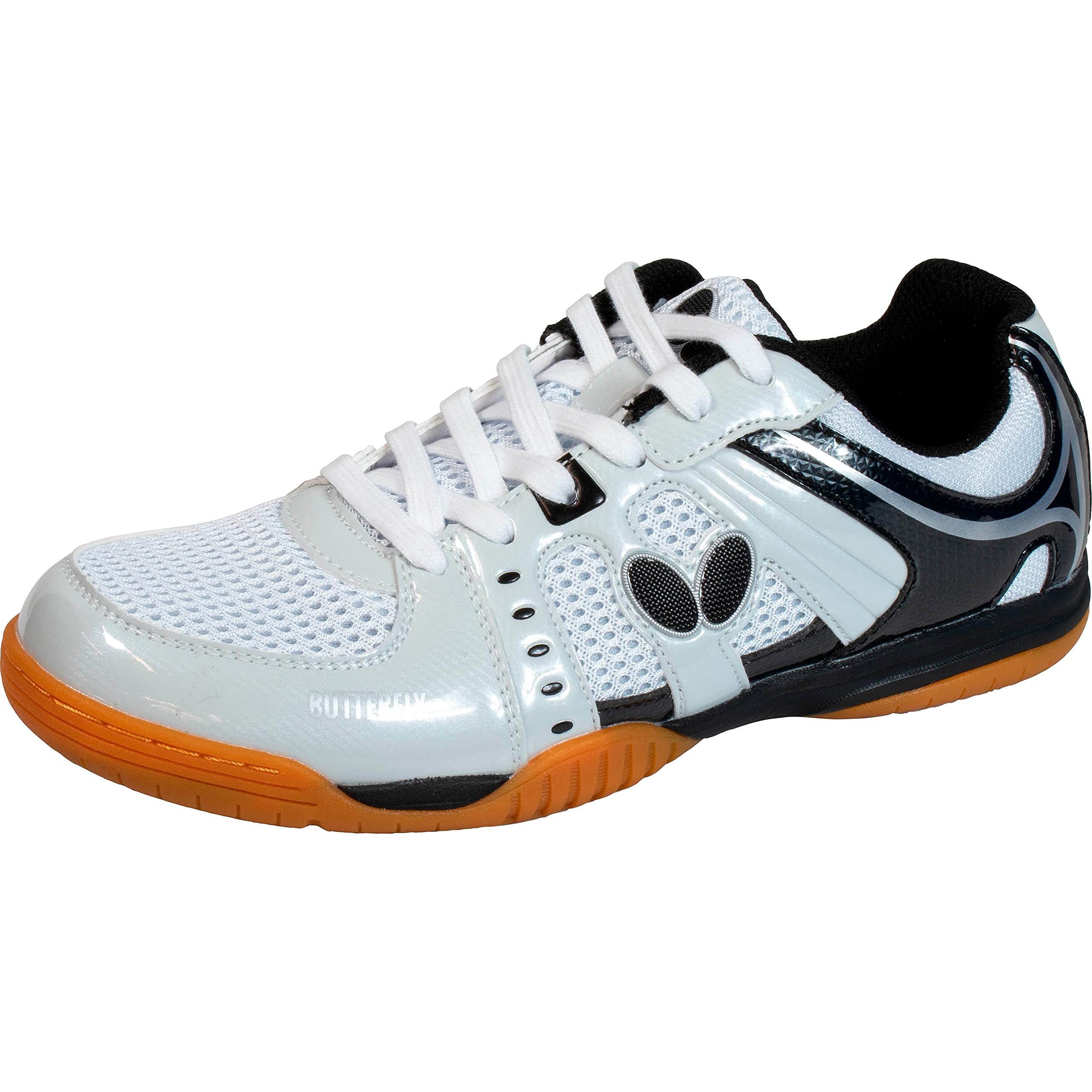 Butterfly Men's Table Tennis Shoe Sneaker, Black, 9.5
