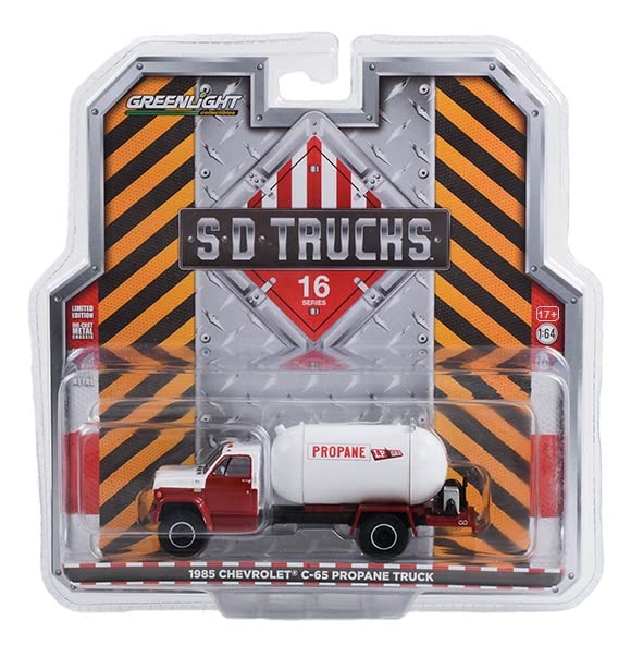 Greenlight 45160-A S.D. Trucks Series 16 - 1985 Chevy C-65 Propane Truck - LP Gas 1:64 Scale Diecast