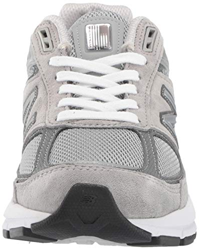 New Balance Women's Made in US 990 V5 Sneaker, Grey/Castlerock, 10.5 Wide