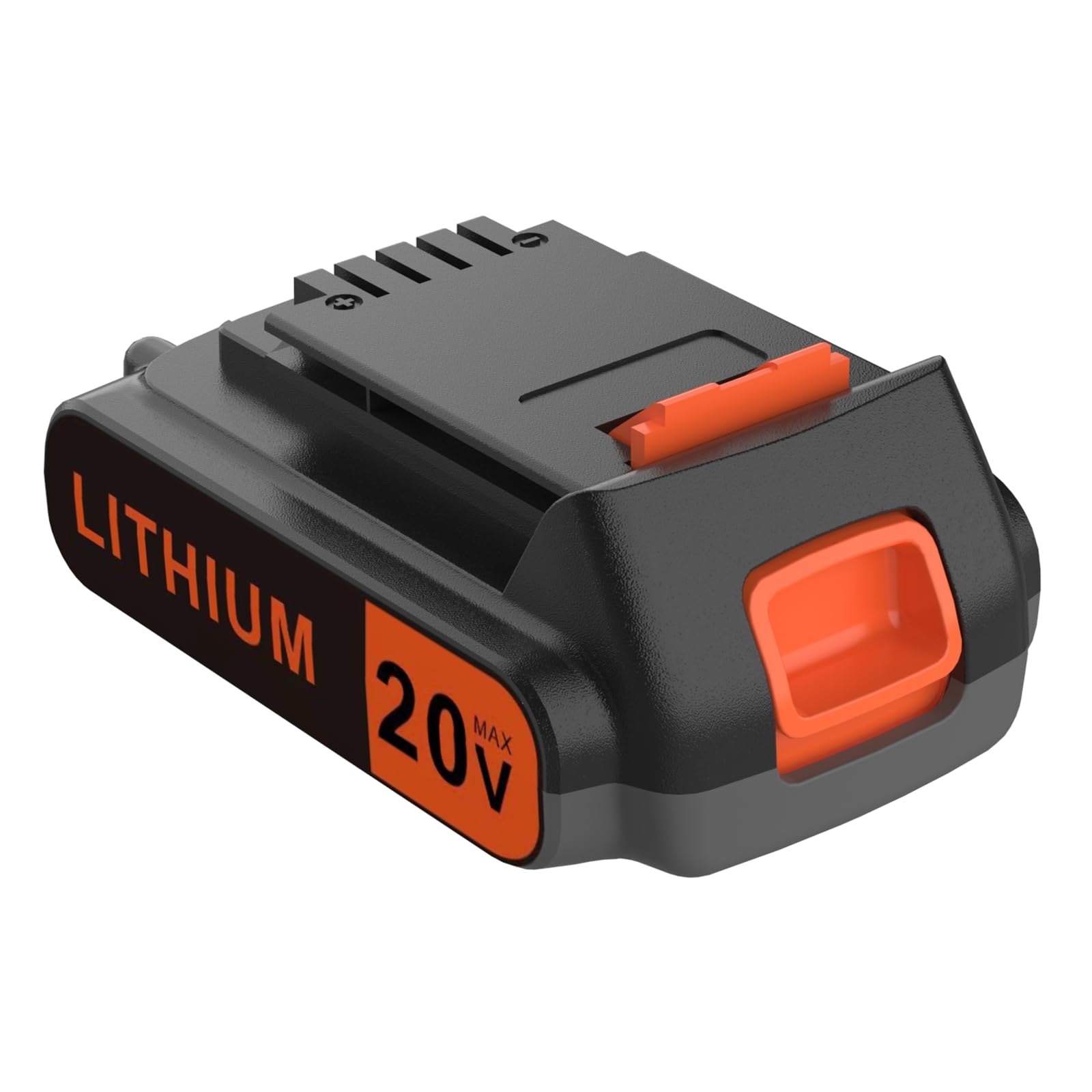 EDETOVAD 20 Volt MAX 2.0AH Lithium-Ion Battery Replacement for Black+Decker 20V Battery,Compatible with All Power 20V Black and Decker Power+ Tools