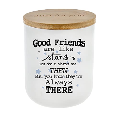 Lihome Going Away Gifts for Friends - Friend Birthday Gifts for Women, Candles for Home Scented, Handmade Ceramic Jar 11.5oz Natural Soy Wax…