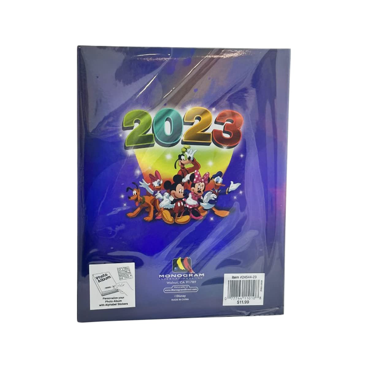 Disney Exclusive Mickey Mouse and Friends Dated 2023 Photo Album 8.5" x 7"