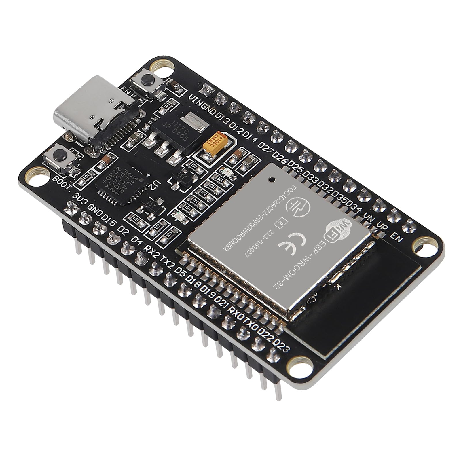 DORHEA 5Pcs ESP32 Breakout Board GPIO 1 into 2 for ESP-32S 38PIN Terminal Screw Board Compatible with ESP32 ESP-WROOM-32 Microcontroller Development Board