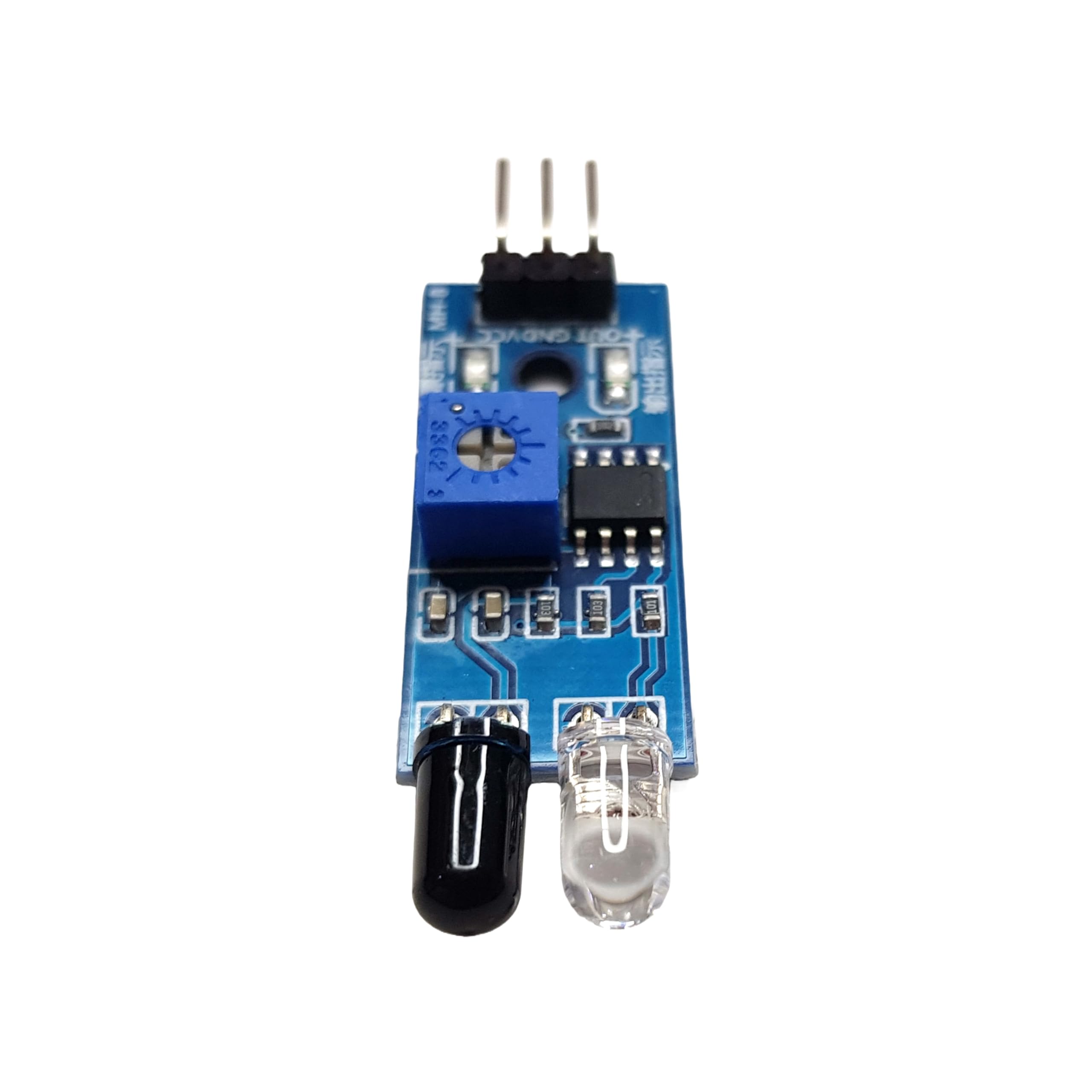 DIYables Infrared Obstacle Avoidance Sensor for Arduino, ESP32, ESP8266, Raspberry Pi, 2 Pieces