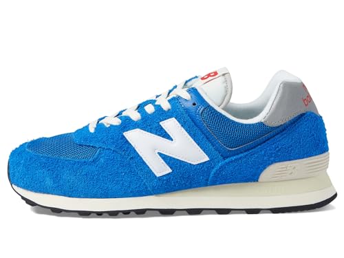 New Balance Men's 574-V2 Lace-up Sneaker, Royal Blue/White, 10
