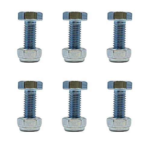CoKoou Replacement Snow Blowers Auger Shear pin Bolts and Nuts for Honda HS1132 HS624 HS828 HS928 HS724 HSS Series 724 928 1332 (Set of 6)
