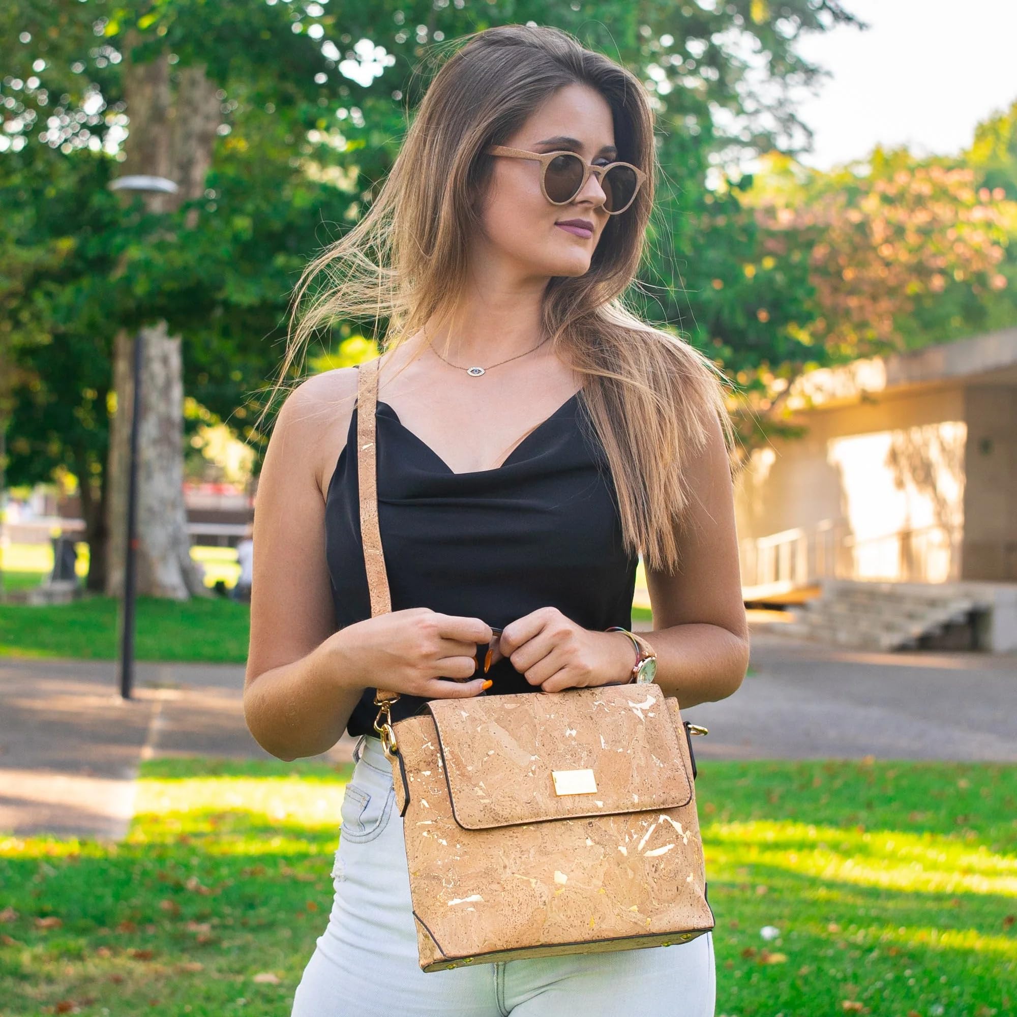Cork Bags | Shoulder Bag | Eco Friendly Bag | Vegan Bags | BAG-2095