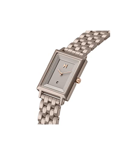 MVMT Signature Square Ceramic Women's Cashmere Taupe Analog Watch