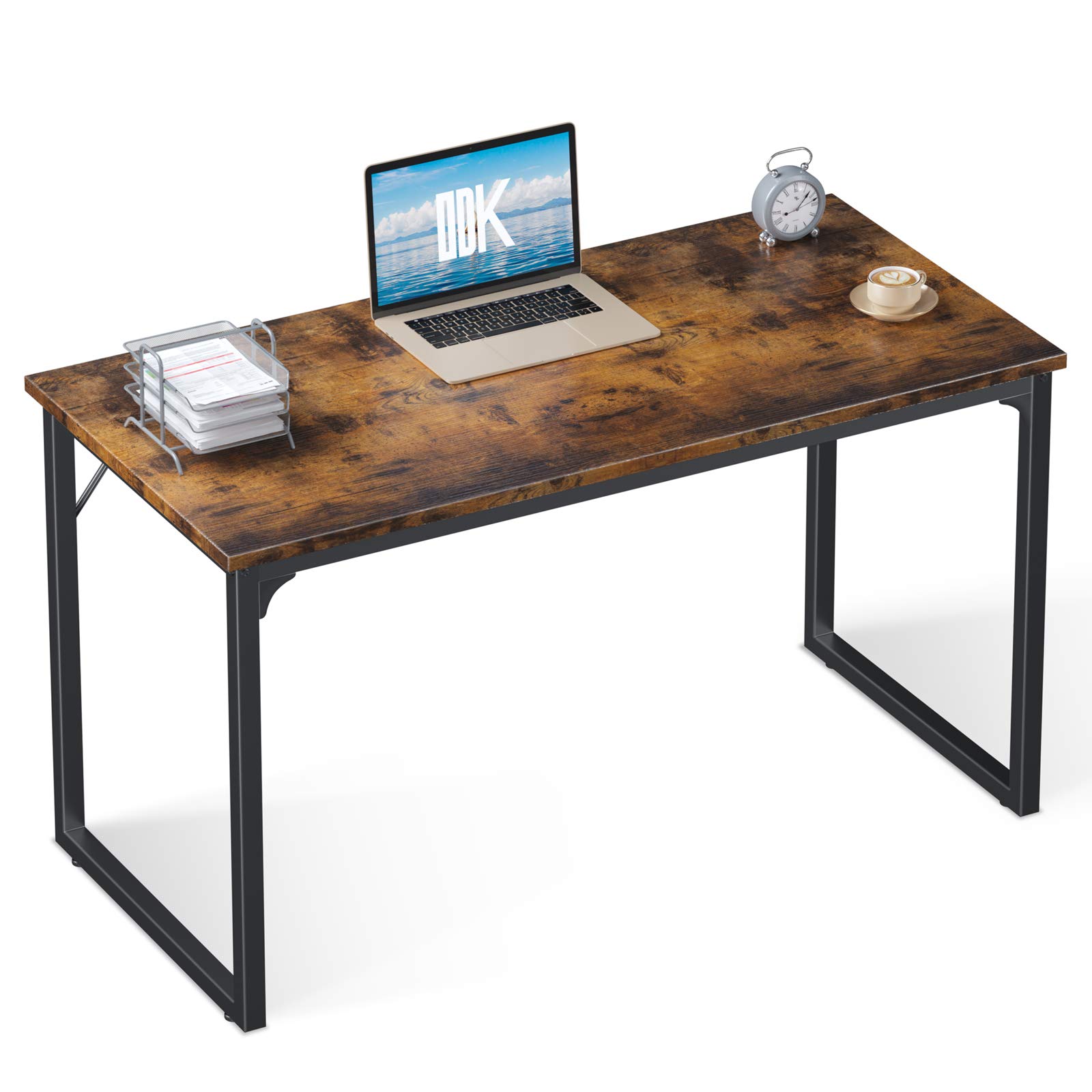 Casaottima ODK Computer Desk 47 inch, Home Office Desk with Modern Simple Style, Sturdy Writing Desk, Vintage
