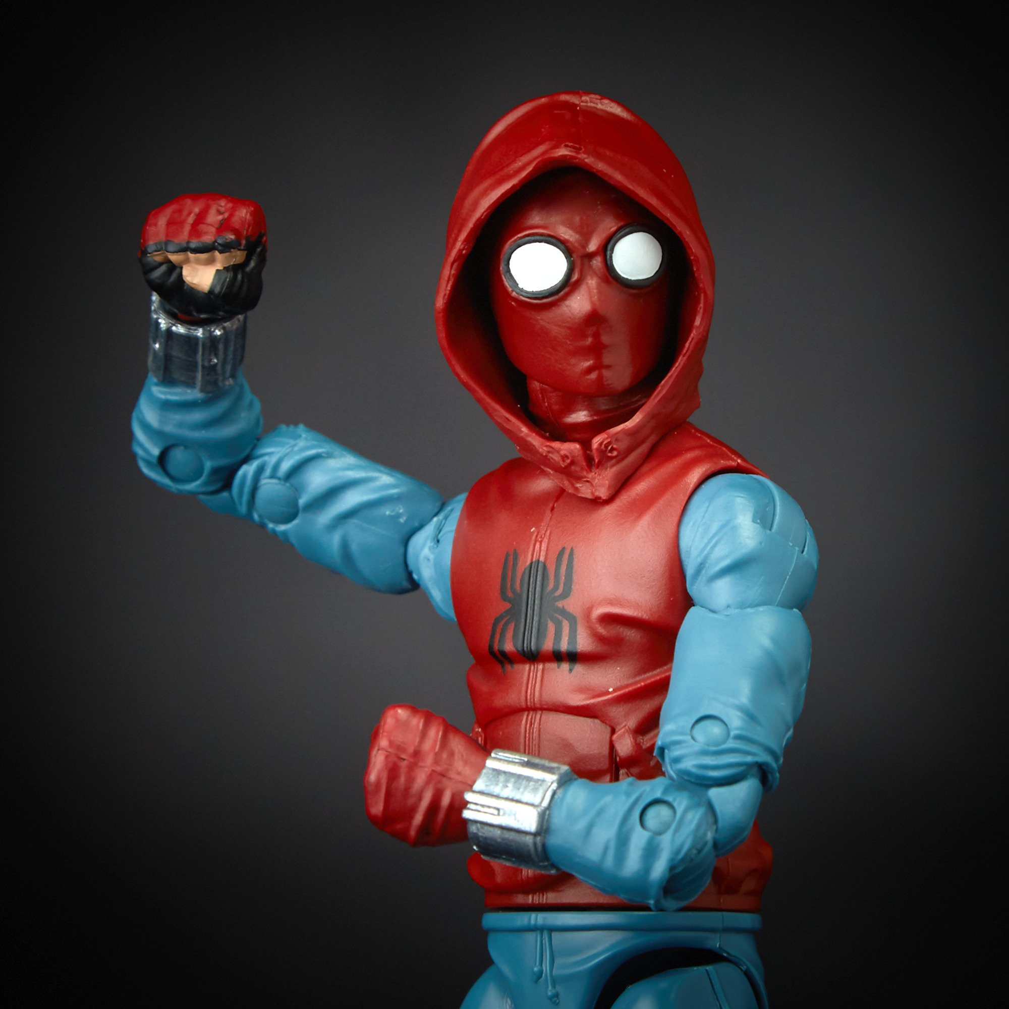 Marvel Legends Spider-Man Homecoming Movie Spider-Man (Homemade Suit) Action Figure (Build Vulture's Flight Gear), 6 Inches