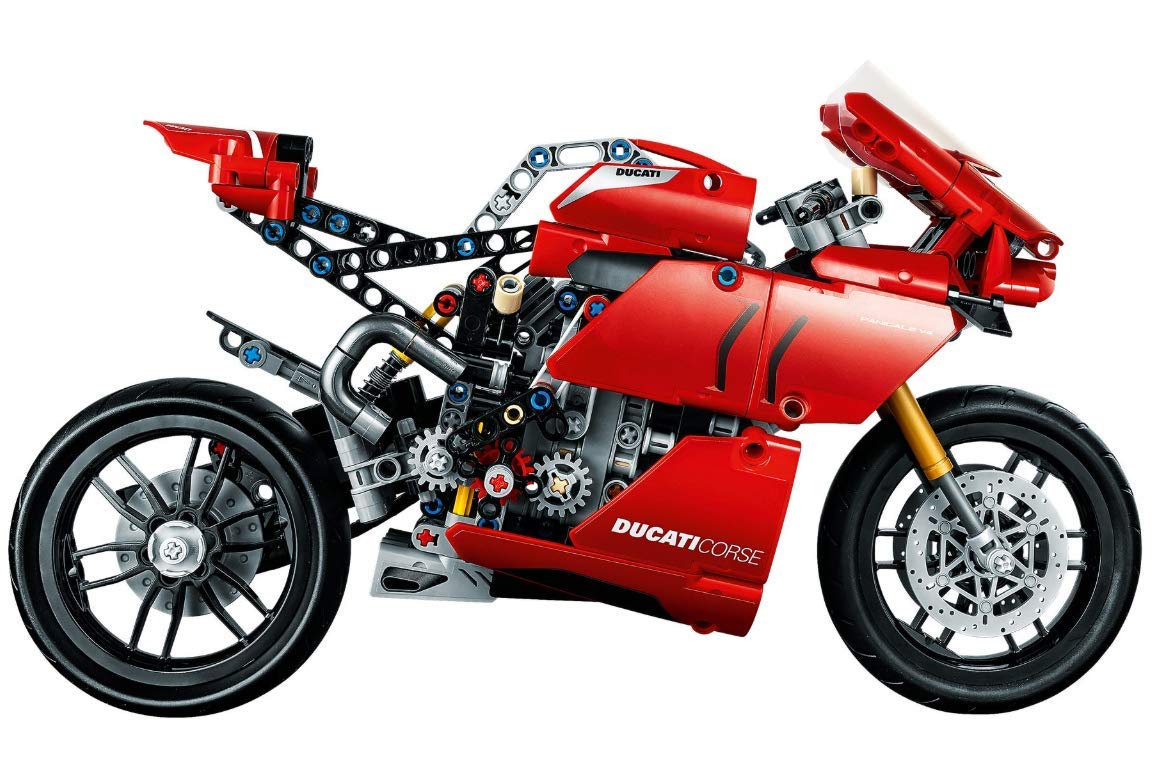 LEGO Technic: Ducati Panigale V4 R 42107 (646 Pieces) 2020 with Valinor Frustration-Free Packaging