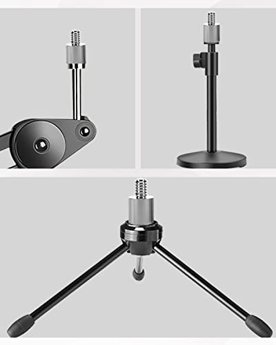Boseen Mic Thread Screw Adapter, 3/8" Male to 5/8" Female Converter Threaded Screw Adapter for Microphone Stands and Mounts, 2PCS