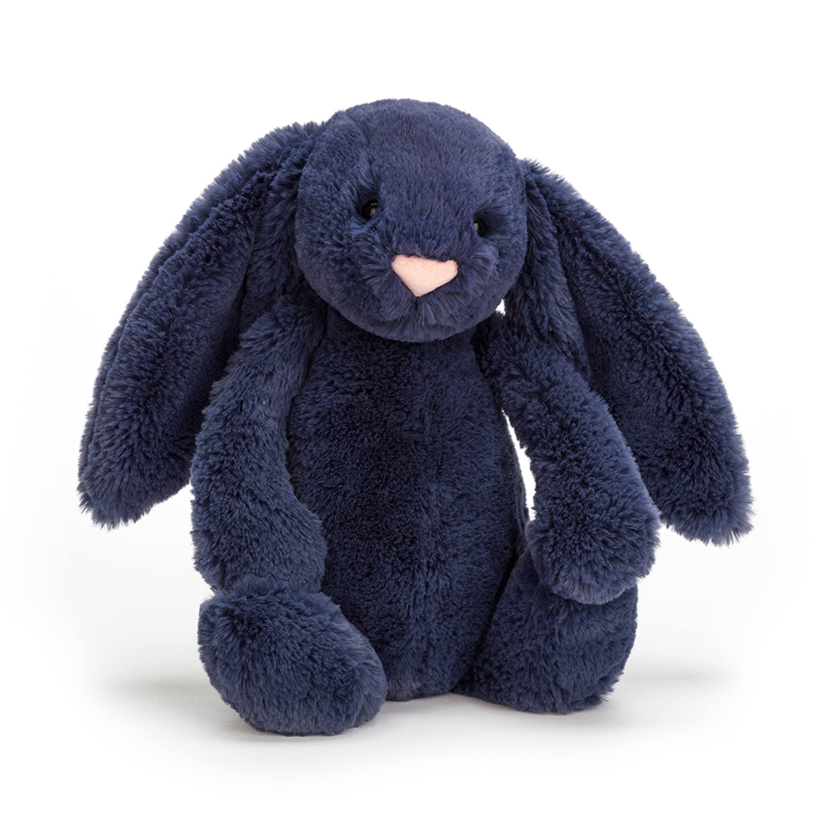Jellycat Bashful Navy Bunny Stuffed Animal, Medium 12 inches | Rabbit & Bunny Plush Toy | Classic Children's Gift