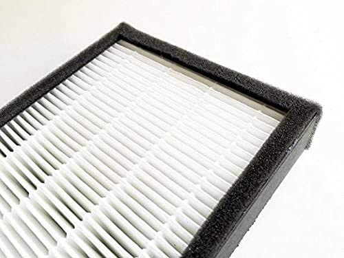 Nispira FLT5000 True HEPA Filter Replacement For Air Purifier AC5000, AC5000e, AC5250pt, AC5350b, AC5350bca, AC5350w, AC5300b, Black Decker BXAP040, BXAP250, Idylis IAP-GG-125, 2 Packs