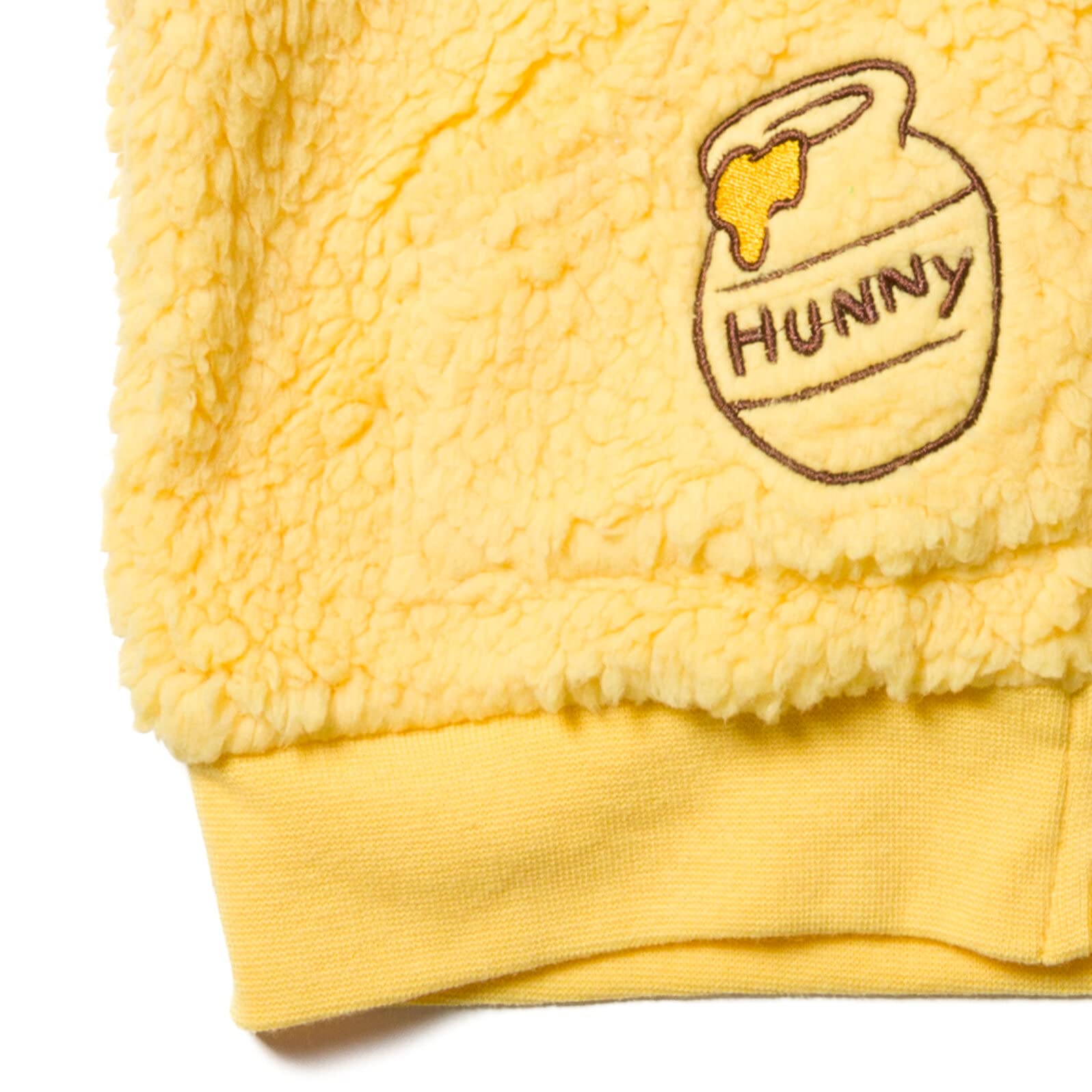 Disney Winnie the Pooh Infant Baby Boys Zip Up Hoodie Yellow 18 Months