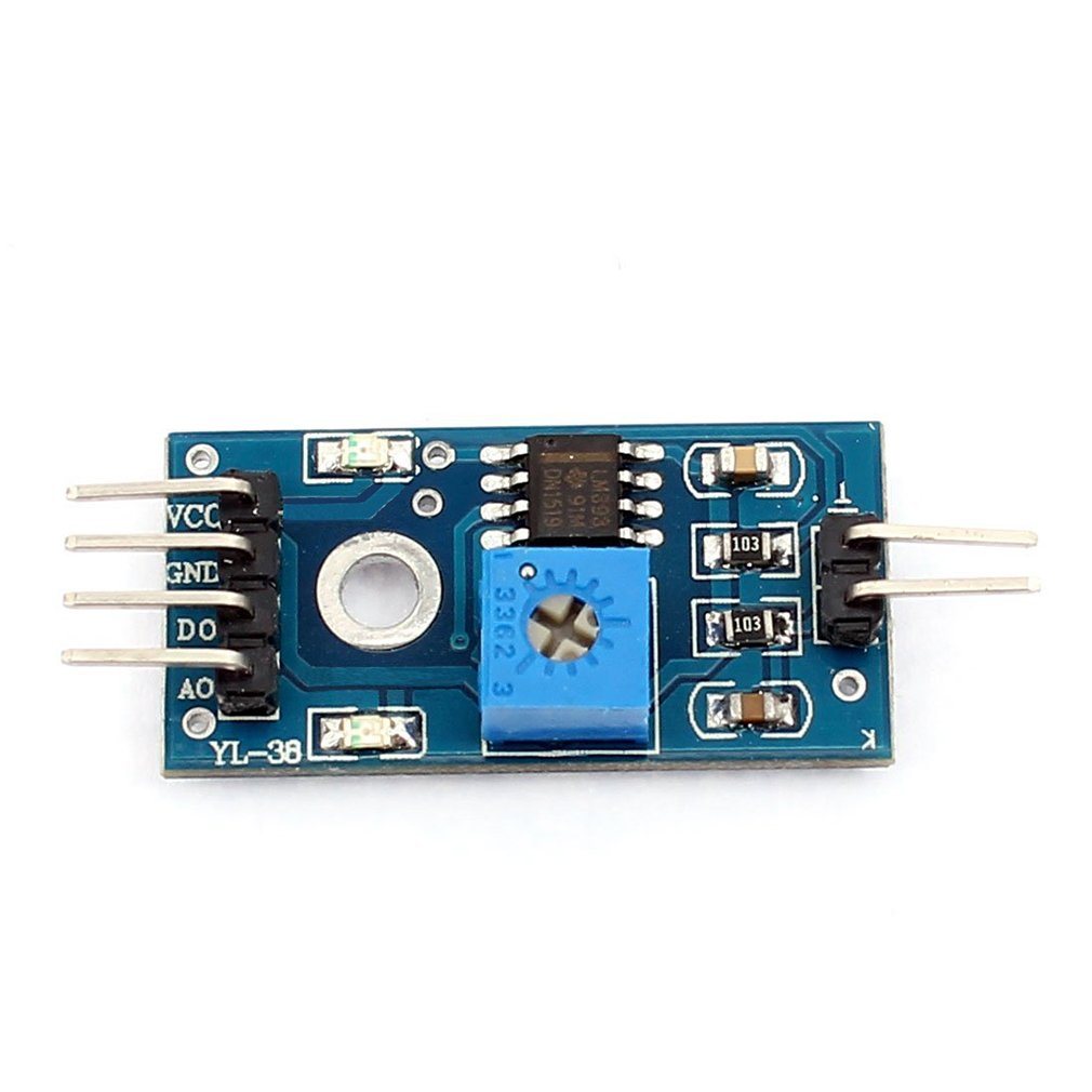 HiLetgo 3pcs LM393 Rain Drops Sensor Weather Moisture Monitor Sensor Humidity Sensitivity Module Nickeled Plate 3.3-5V for Arduino