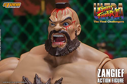 Storm Collectibles - Ultimate Street Fighter II: The Final Challenger - Zangief, Action Figure, STM87180 Red