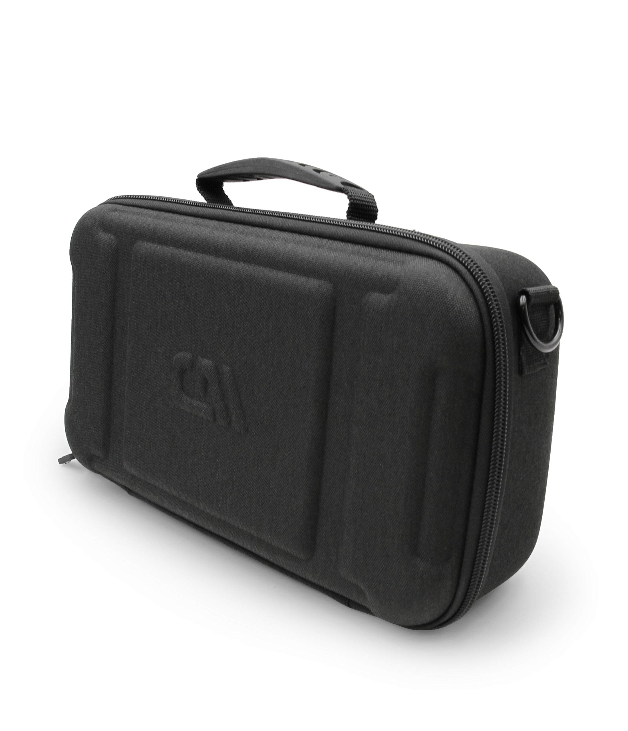 CASEMATIX Mixer Audio Case Compatible with Yamaha Mixer Mg06X, Yamaha AG03MK2 Mixer, MG06 Audio Interface or AG03 Streaming Mixer with Accessories - Includes Shoulder Strap and Travel Case Only
