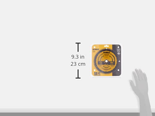 DEWALT Circular Saw Blade, 7 1/4 Inch, 60 Tooth, Wood Cutting (DWA171460)