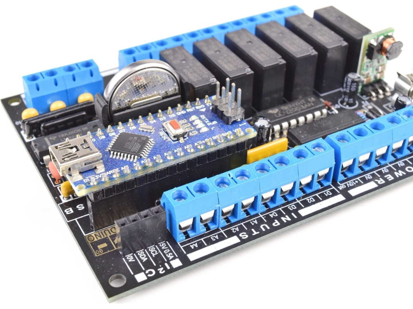 CANADUINO® PLC MEGA328 Electronics DIY Kit (100% Compatible with Arduino)