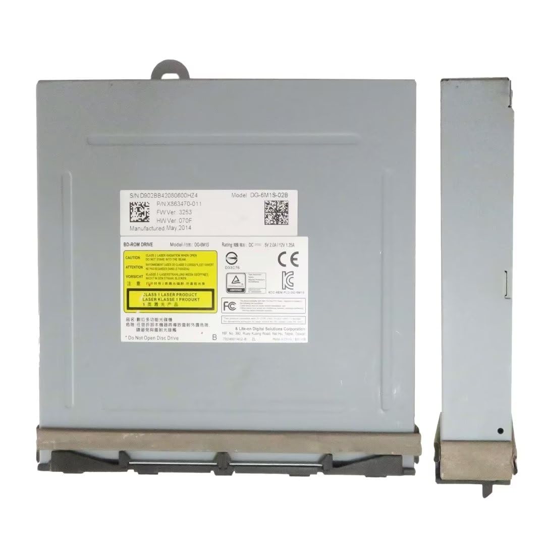 JEM&JULES Blu-Ray Disk Drive Replacement Lite-On DG-6M1S Laser for Xbox One DG-6M1S-01B DG-6M1S 6M2S B150