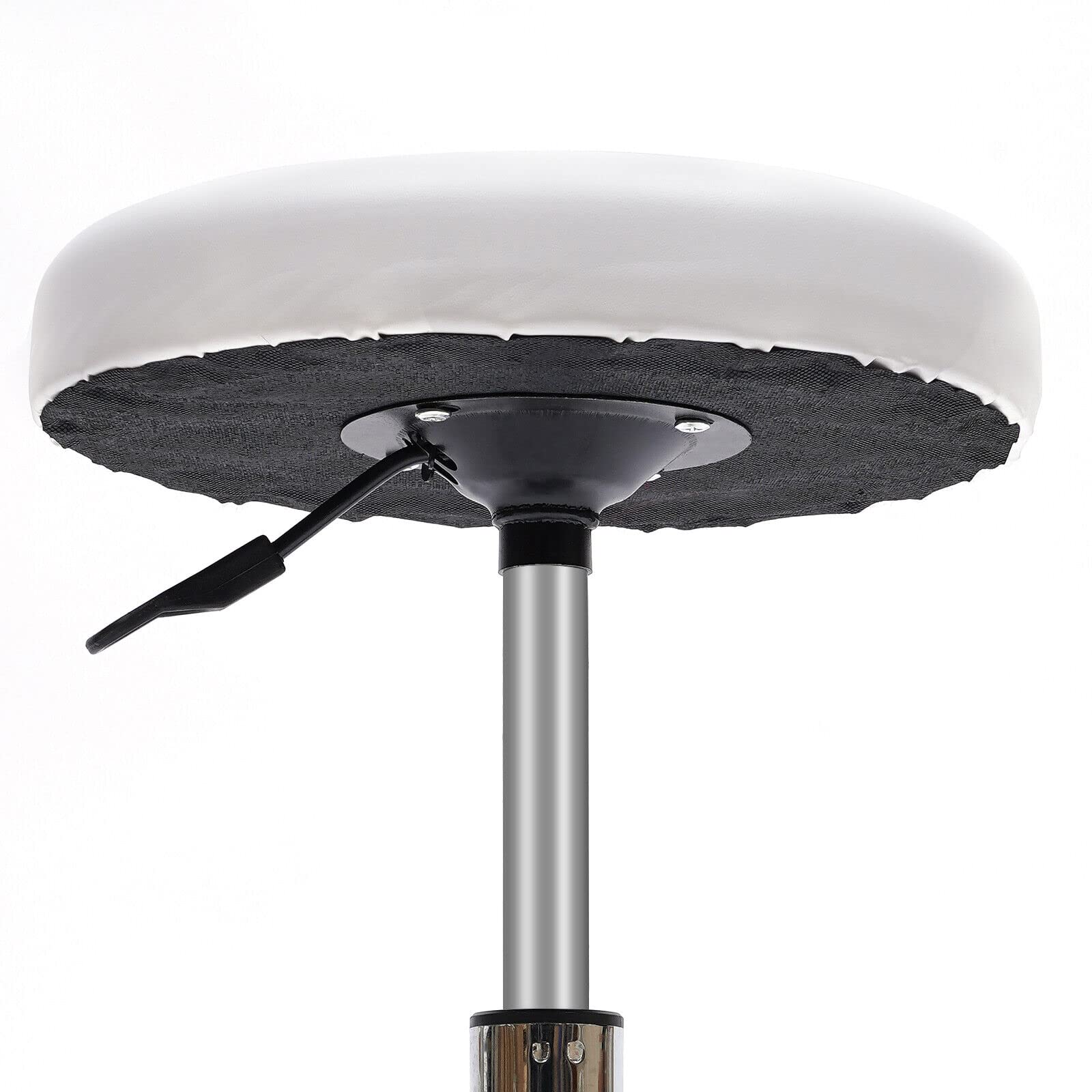 ETKEGHIP Hydraulic Stool Adjustable Height with 5 Wheels, Rolling Stool Swivel Chair for Office Medical Salon Tattoo Kitchen Massage Work