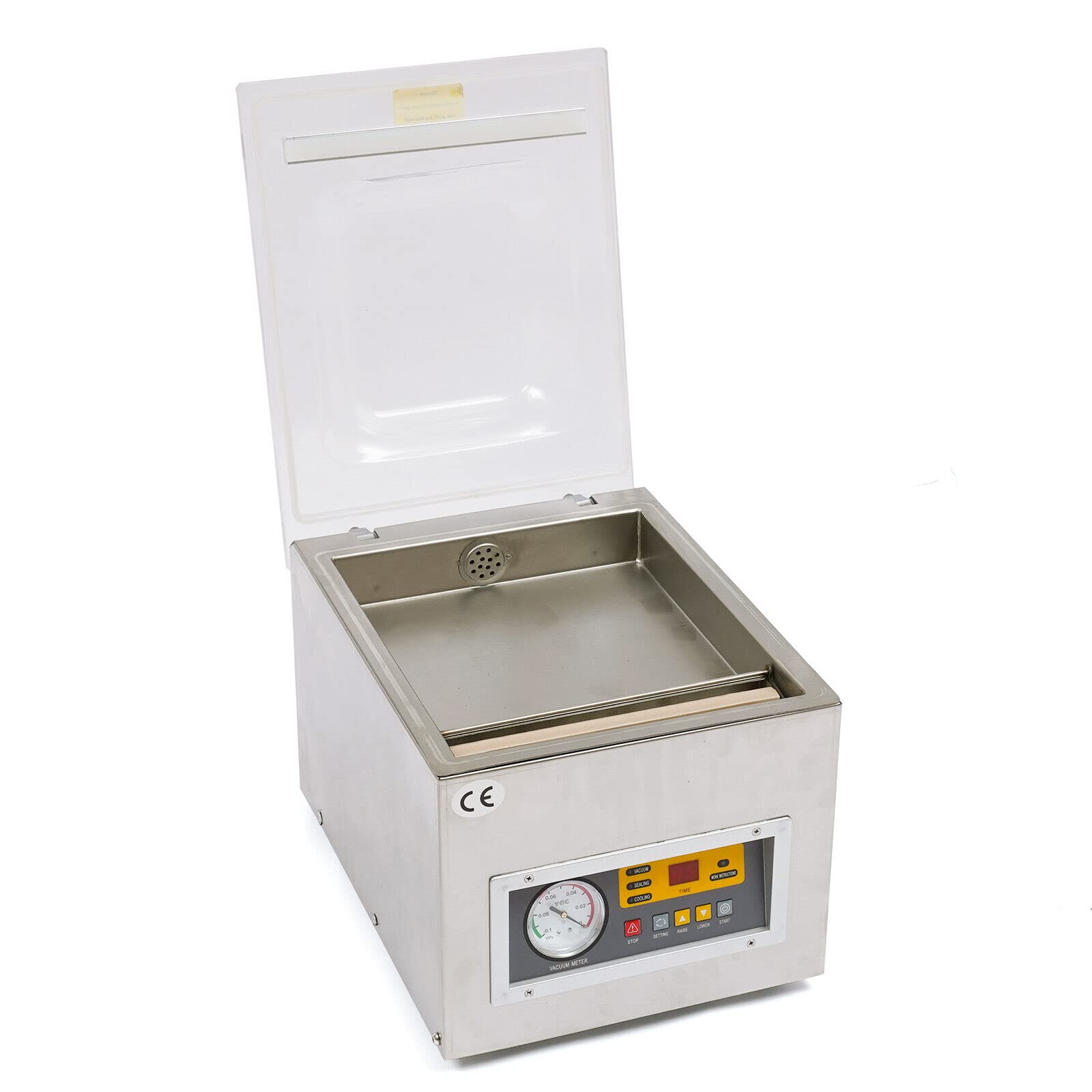 Chamber Vacuum Sealer , 120W Kitchen Food Chamber Vacuum Sealer, 110V Packaging Machine Sealer for Food Saver Home Commercial Using