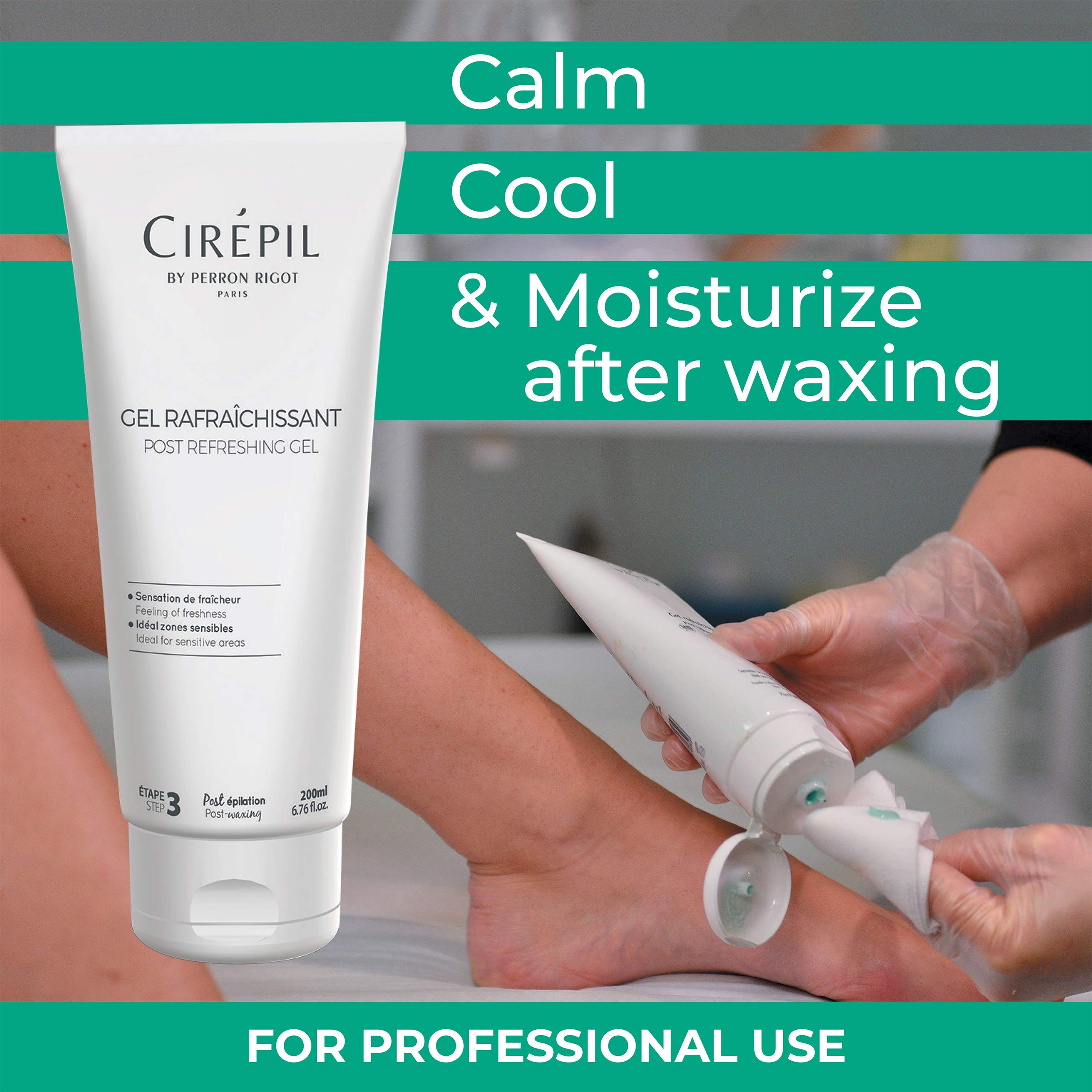 Cirépil Care Bundle - Includes Blue Wax Beads, Blue Lotion, Depilatory Oil & the Refreshing Gel