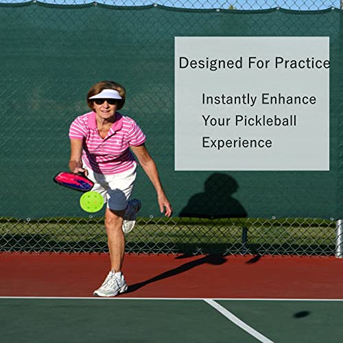jehezkel 12 Pack Pickleball Balls, 40 Holes Pickleballs for Outdoor or Indoor, Pickle Ball Set, Durable, Hard Bounce, High Elasticity, USAPA Standard